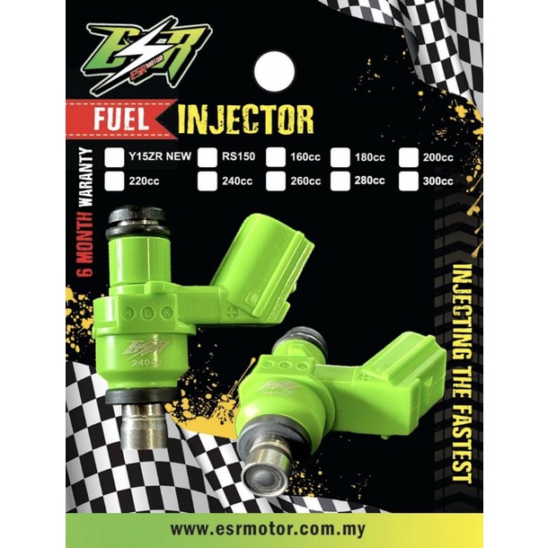 ESR MOTOR INJECTOR FOR Y15ZR,RS150 | Shopee Malaysia