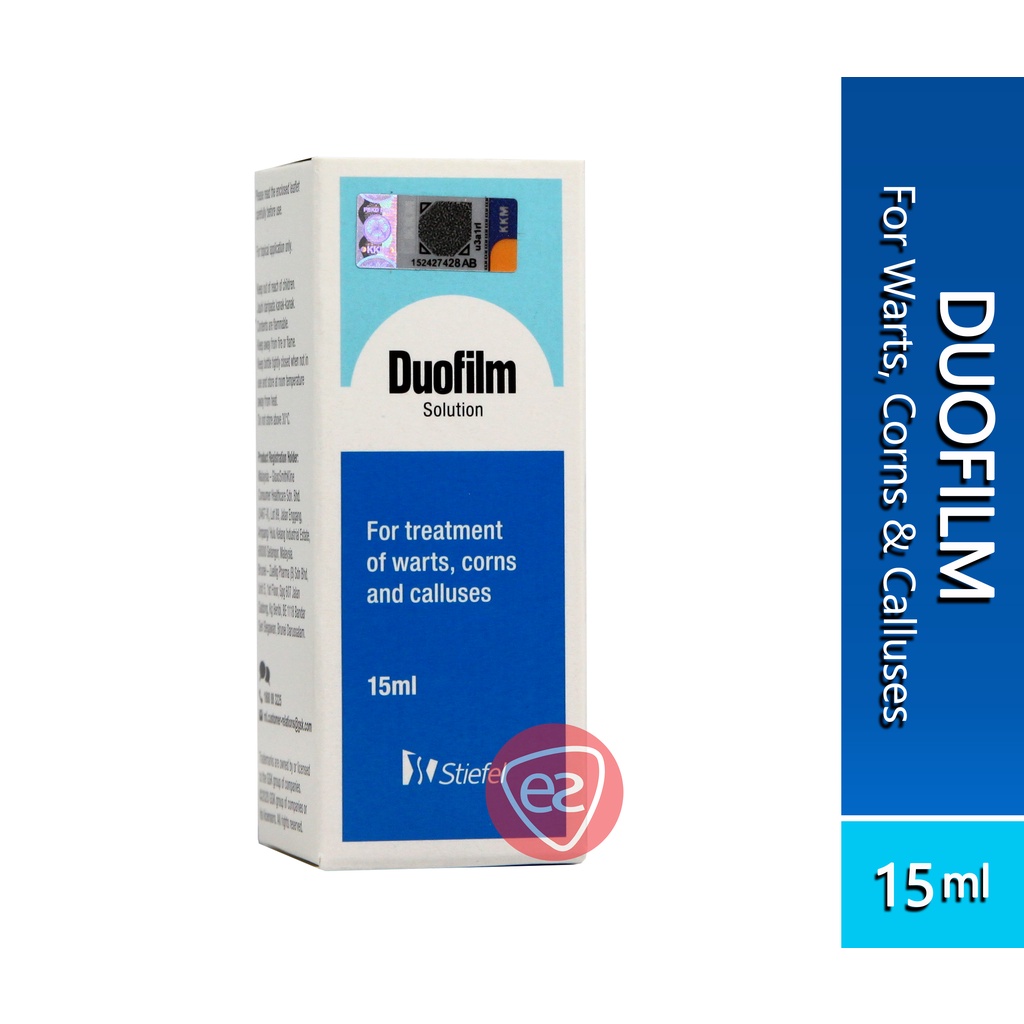 DUOFILM SOLUTION 15ML (FOR TREATMENT OF WARTS, CORNS & CALLUSES ...