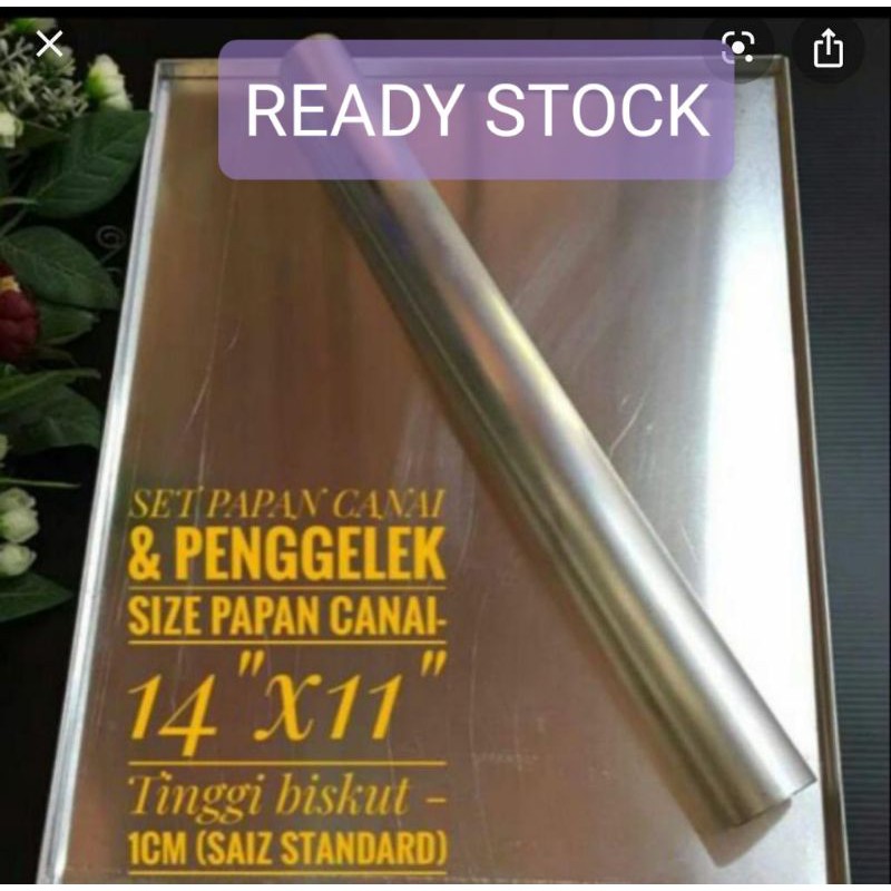 PAPAN CANAI PENGGELEK BISKUT 14' X 11' x 1CM Dan 14' x 11' x 0.5Cm ...