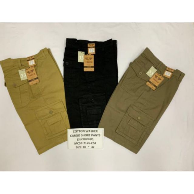 28-50🔥Plus Size🔥Seluar Kerja pendek Cargo Pants/Seluar Pendek Poket ...