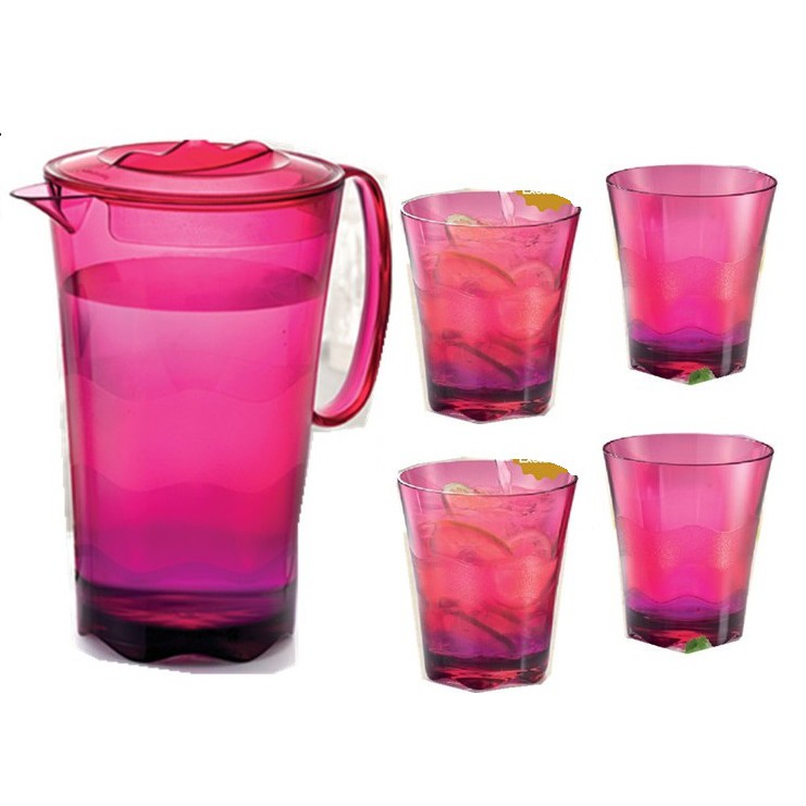 Tupperware Sheerly Elegant tumbler 290ml (1pc) / Pitcher 2.2L | Shopee Malaysia