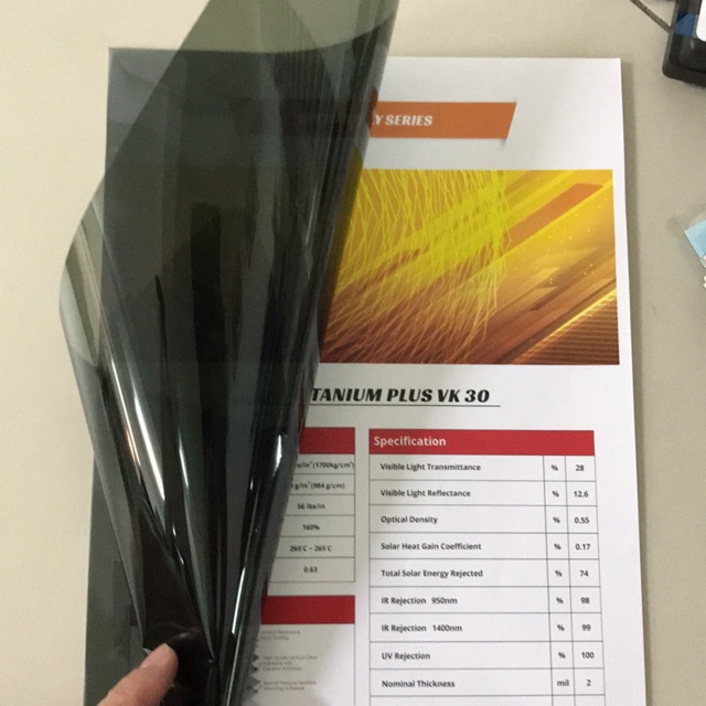 CAR TINTED TITANIUM PLUS VK30 | Shopee Malaysia