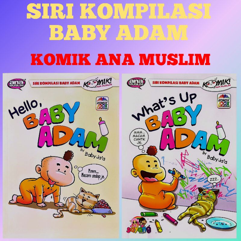 SIRI KOMPILASI BABY ADAM - KOMIK ANA MUSLIM | Shopee Malaysia