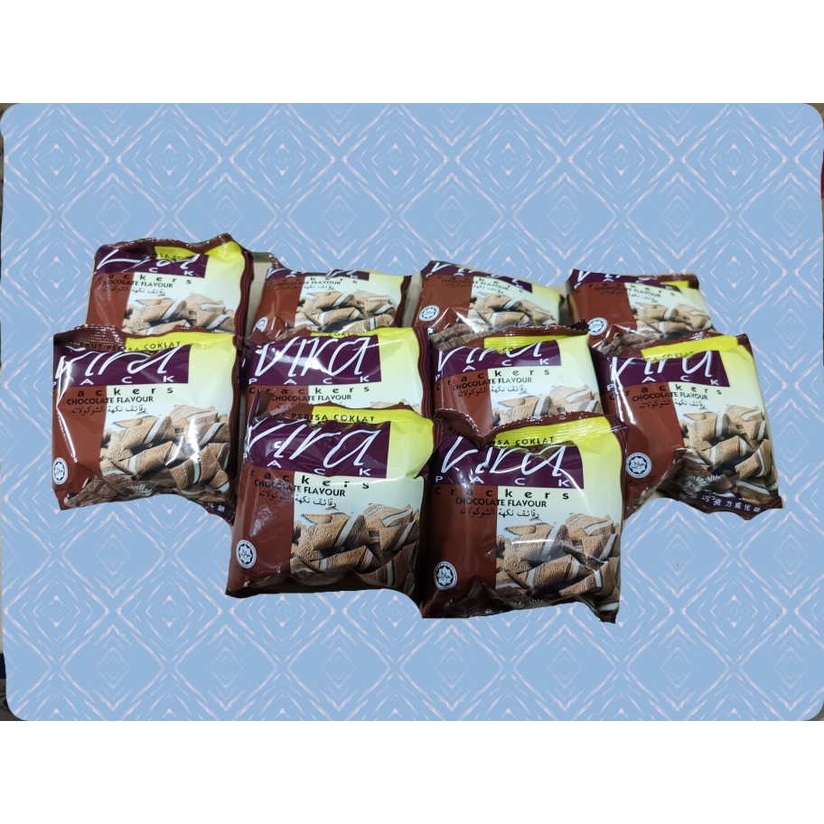 VIRA CRACKER CHOCOLATE/STRAWBERRY/PANDAN/CHEESE (10pcsX10g) | Shopee ...