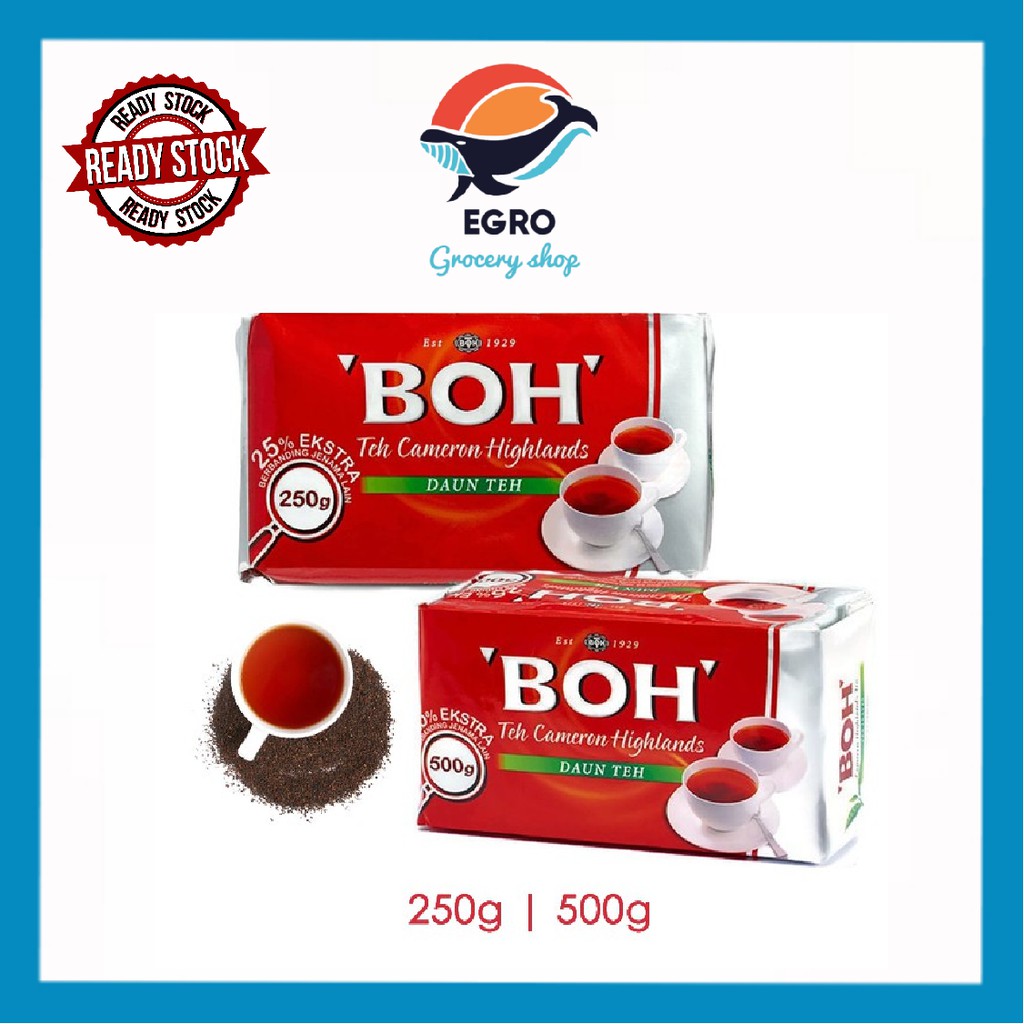 SERBUK TEH BOH 250G | 500G | Shopee Malaysia