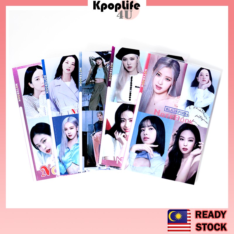 BL@CKPINK Notebook Kpop Student Note Book School Use Office Use Notepad ...
