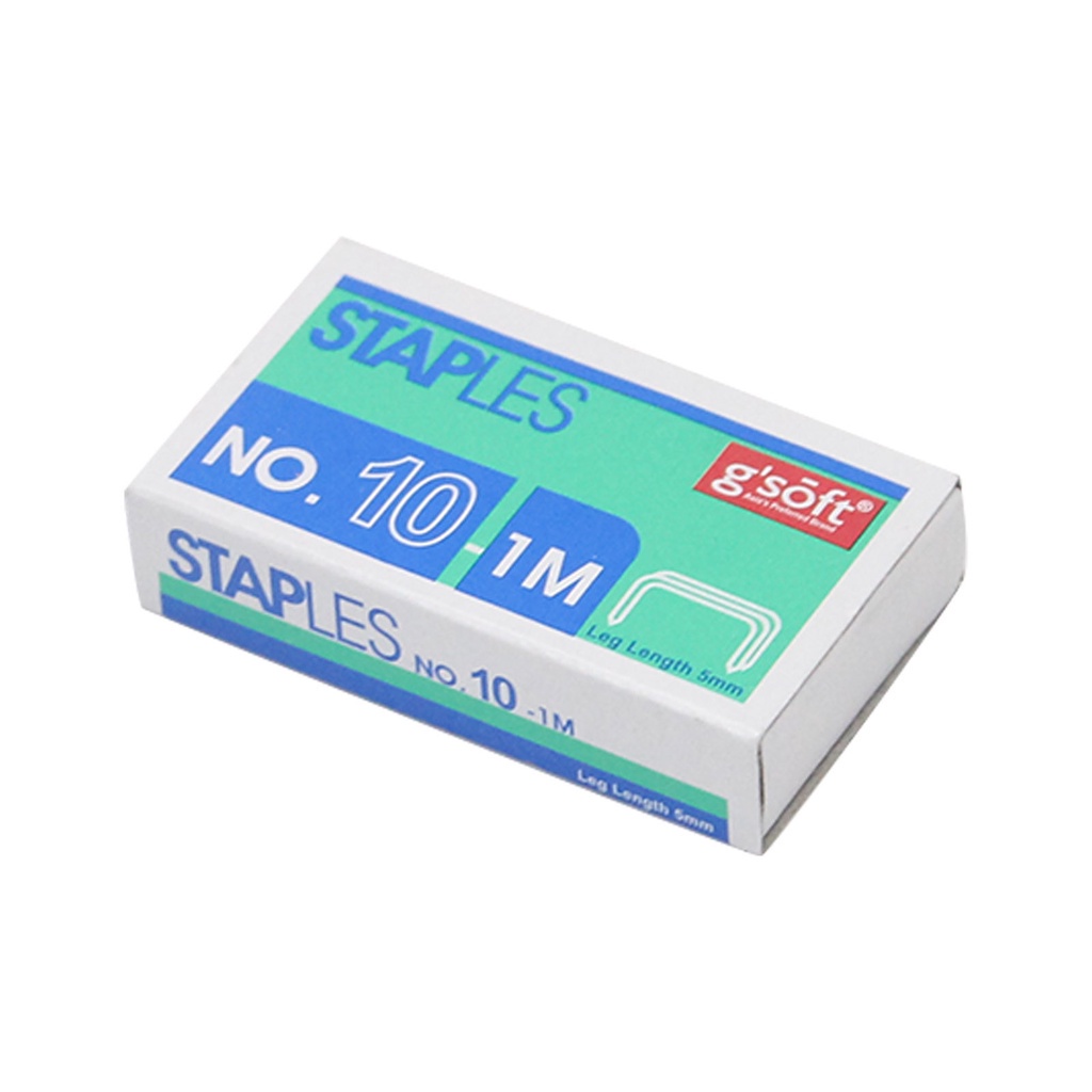 Gsoft Staples No.10-1M (1000 Staples / Unit) | Shopee Malaysia
