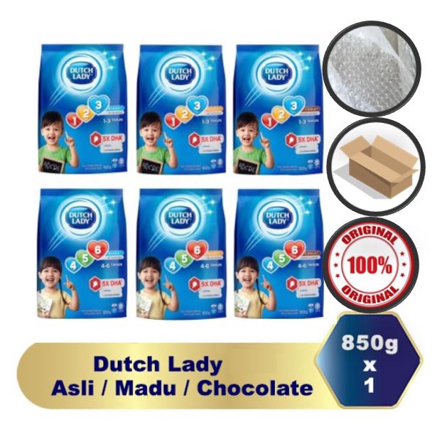 Dutch Lady 123, 456 Honey / Original 850g | Shopee Malaysia