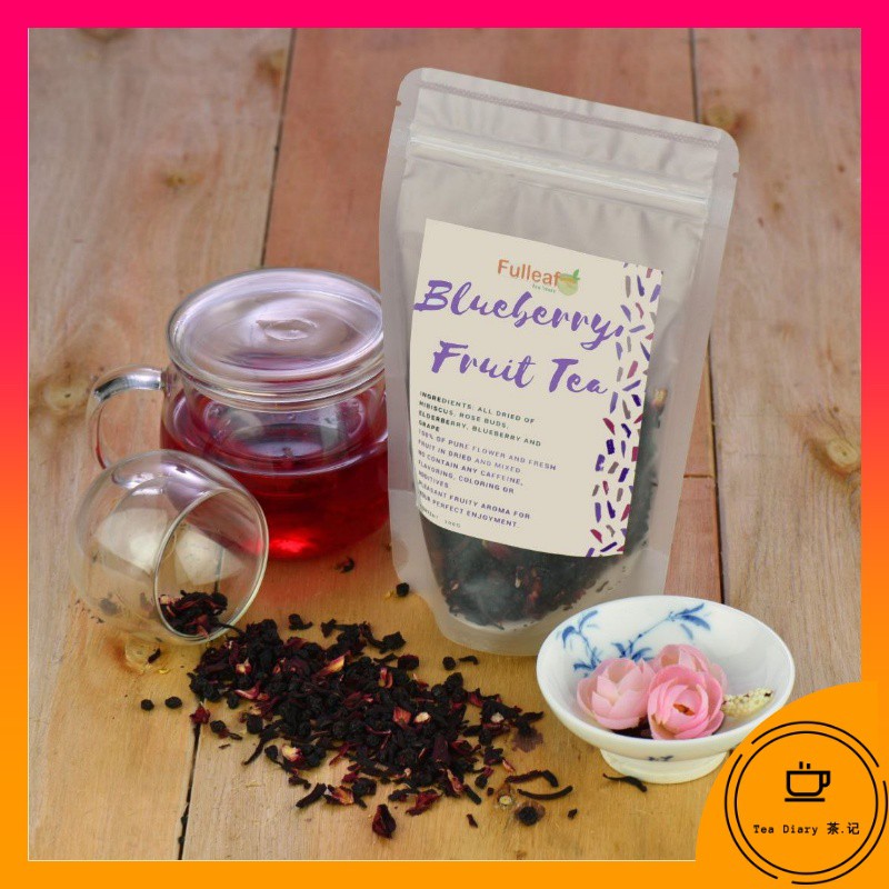 Blueberry Fruit Tea 100g | Shopee Malaysia
