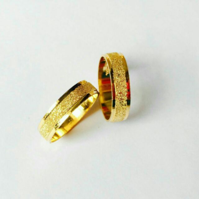 Cincin pasir emas 916 | Shopee Malaysia