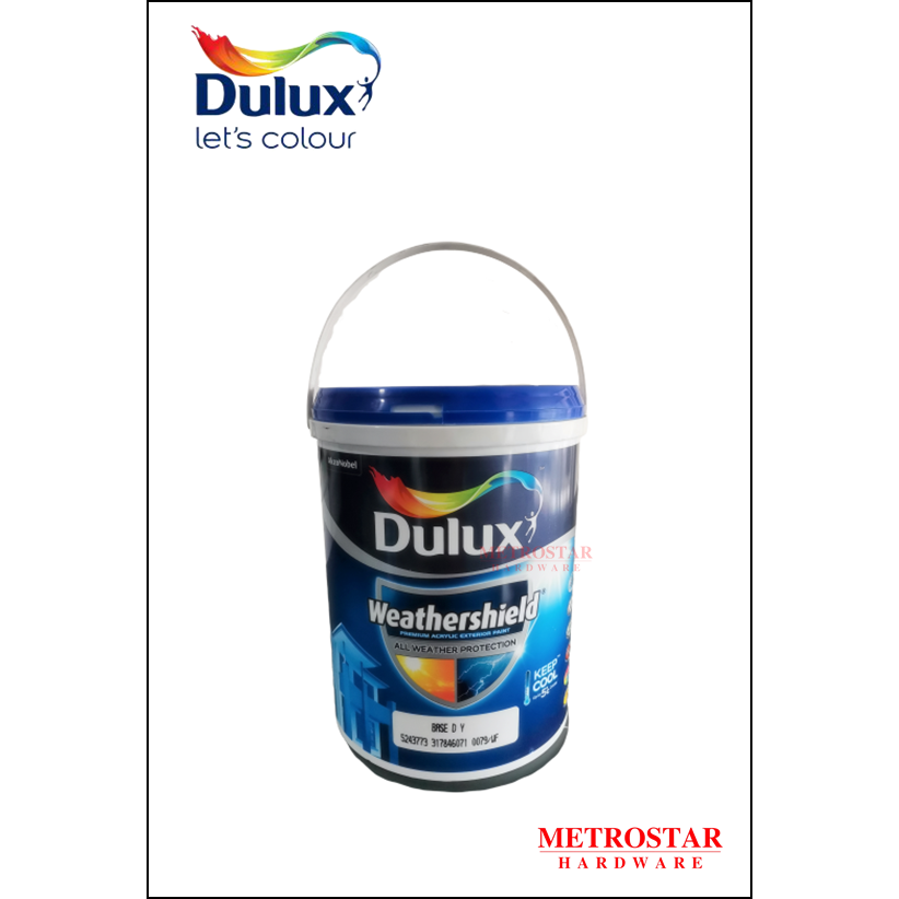 ICI Dulux Weathershield Exterior Paint 5L (CLASSIC ELEGANCE) | Shopee ...