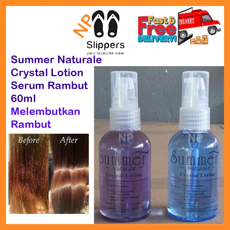 Summer Naturale Crystal Lotion Hair Serum Rambut 60ml | Shopee Malaysia