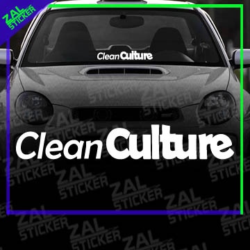 * CAR STICKER CLEAN CULTURE JDM MYVI AXIA ALZA BEZZA SAGA EXORA PERSONA ...