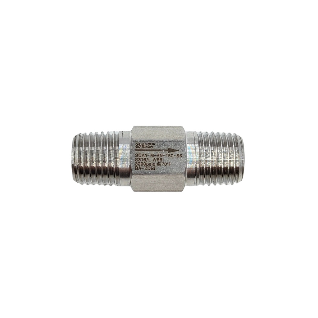 [100% Original] S-LOK 316 Stainless Steel - SCA30 1/4" NPT Male Check ...