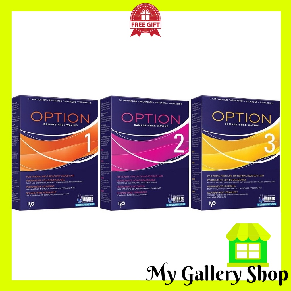 ISO Option 1 Perm Lotion / ISO Option 2 Perm Lotion / ISO Option 3 Perm ...