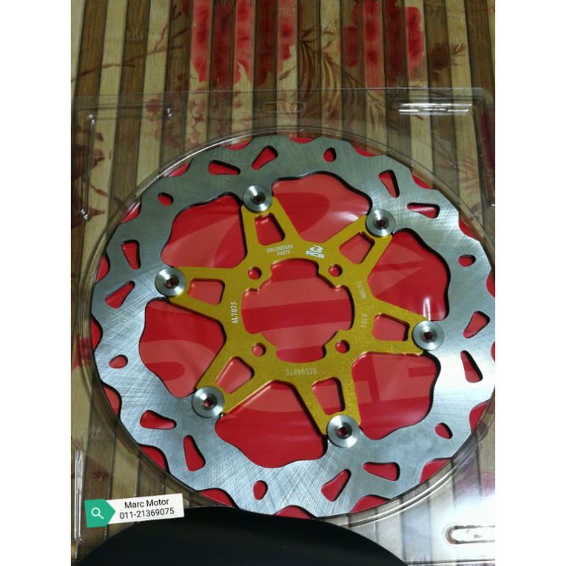 RCB Alloy Disc Front Depan S Series Yamaha Y15ZR, Y15, Ysuku, LC 135 5S ...