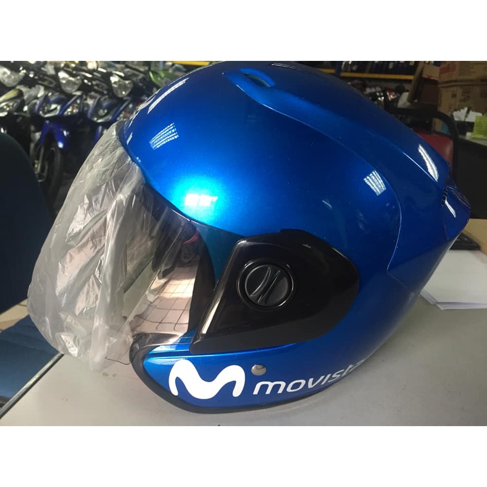 ONZA HELMET BOSSKU MOVISTAR (D3) (NEW DESIGN) !! | Shopee Malaysia