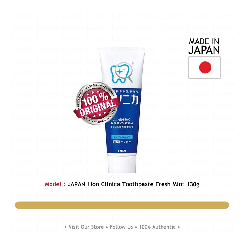 (Ready Stock) JAPAN Lion Clinica Toothpaste Fresh Mint 130g - 100% Original | Shopee Malaysia