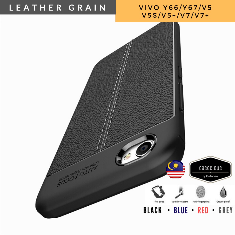 Vivo Y66/Y67/Y75/Y79/V5/V5s/V7/V7+ Slim Leather Laychee Grained Medium ...