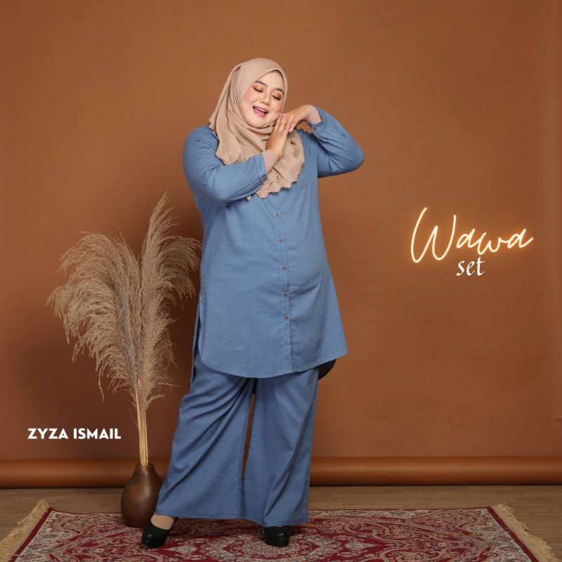 baju set muslimah wawa by Zyza ismail | Shopee Malaysia