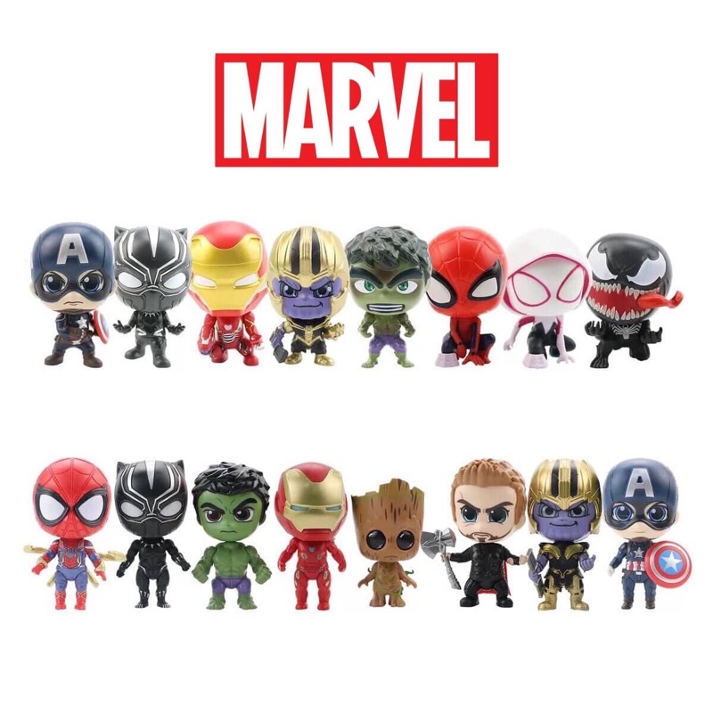Marvel's Avengers Gacha Ball Ironman Black Panther Captain America ...
