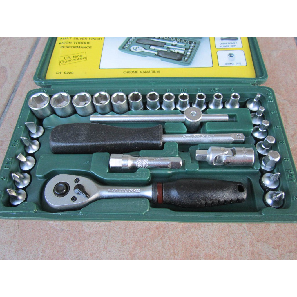 Hexa Tools 29pc 1/4" Dr. Socket Set (6PT) | Shopee Malaysia