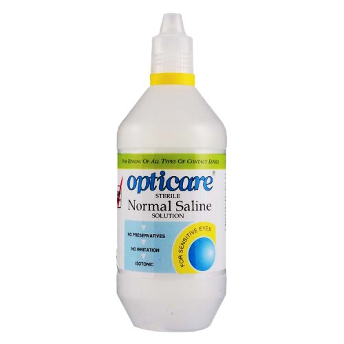 Opticare Sterile Normal Saline Solution 500ml | Shopee Malaysia