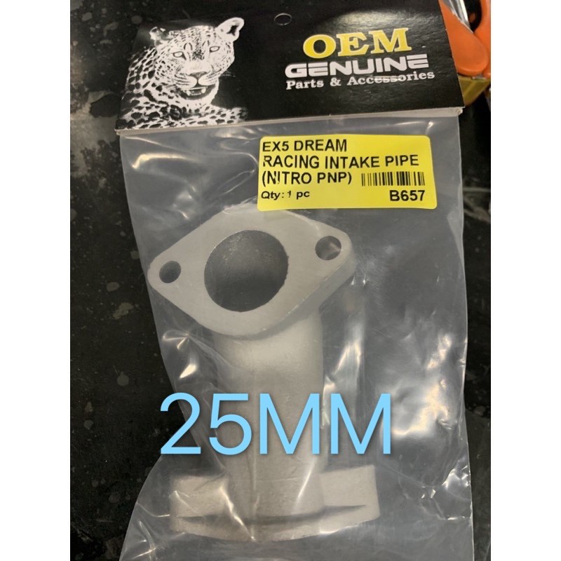 EX5 / WAVE125 / DREAM WAVE125 CABURATOR RACING INTAKE PIPE 25MM 28MM ...