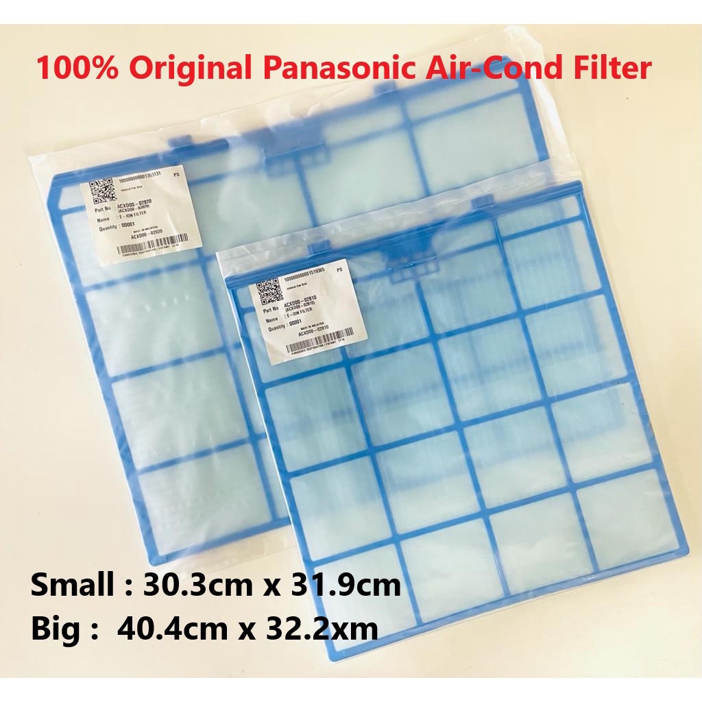 100% Original Panasonic Air-Cond Filter (Direct From Factory) | Shopee ...