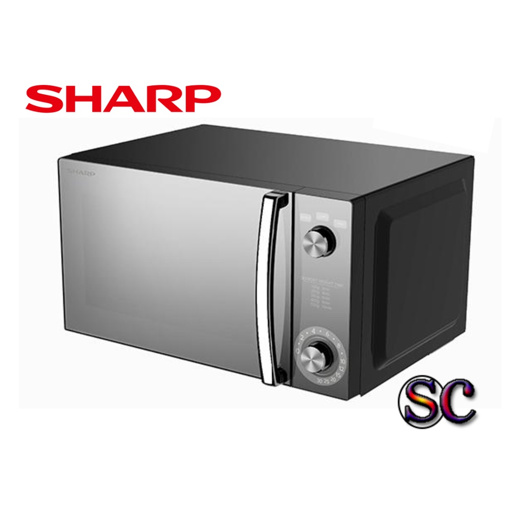 SHARP MECHANICAL DIAL FLATBED MICROWAVE OVEN R2121FGK (20L) | Shopee ...