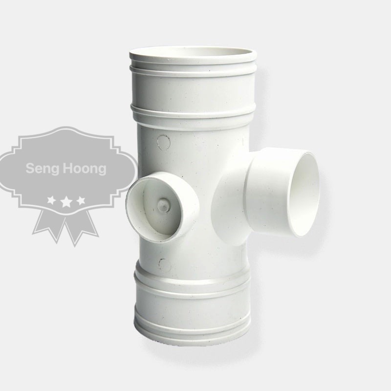 110mm x 82mm Upvc Branch Reducer Tee 4" X 3" 100mm x 80mm Upvc Equal ...