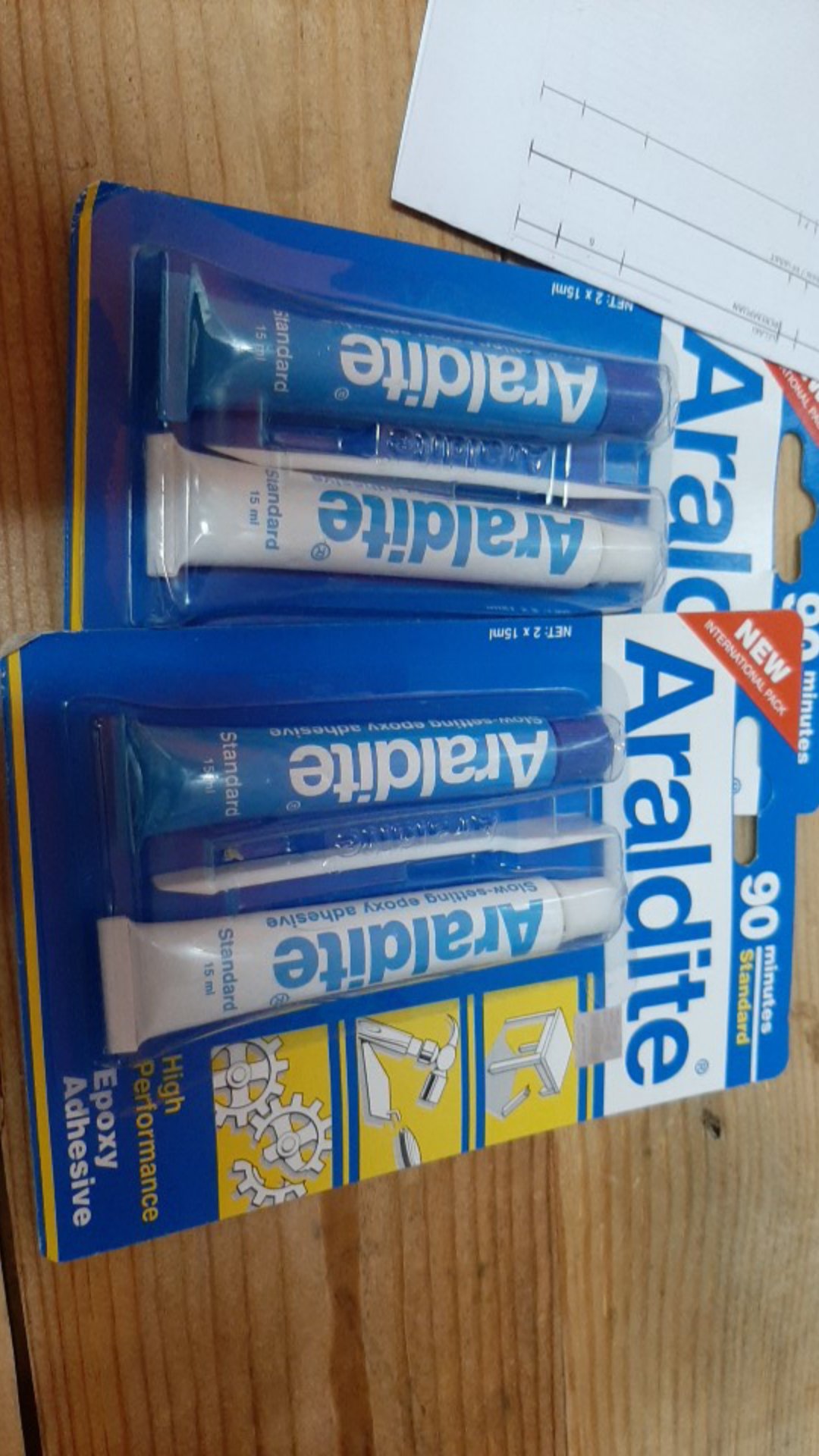 ARALDITE RAPID STANDARD 90 MIN HIGH PERFORMANCE EPOXY ADHESIVE GLUE BLUE 2x15ml | Shopee Malaysia