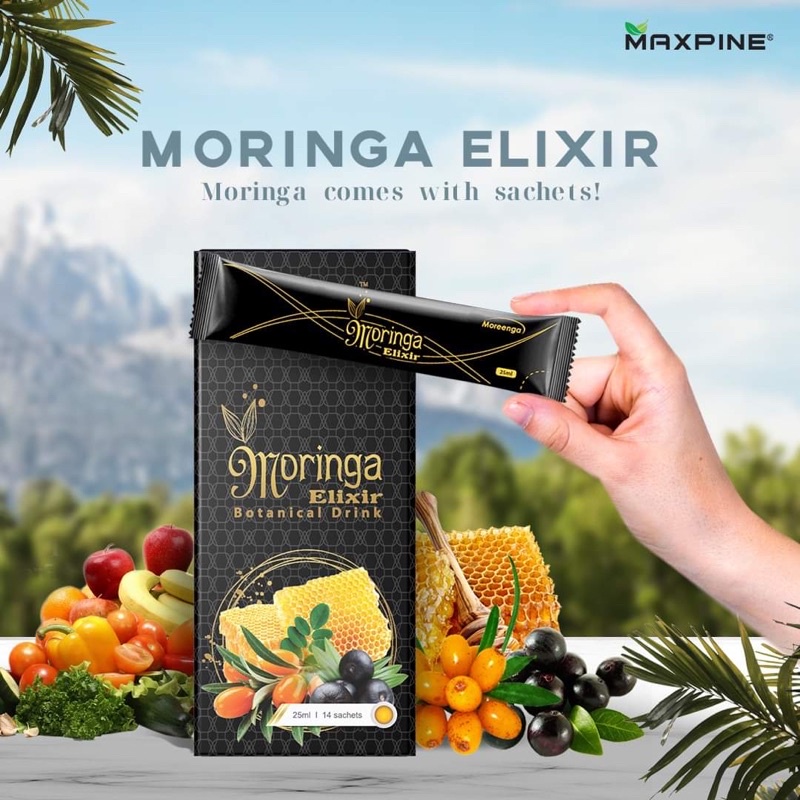 Moringa Elixir 25ml x 14 sachets (New packaging Exp Date Dec 2023) | Shopee Malaysia