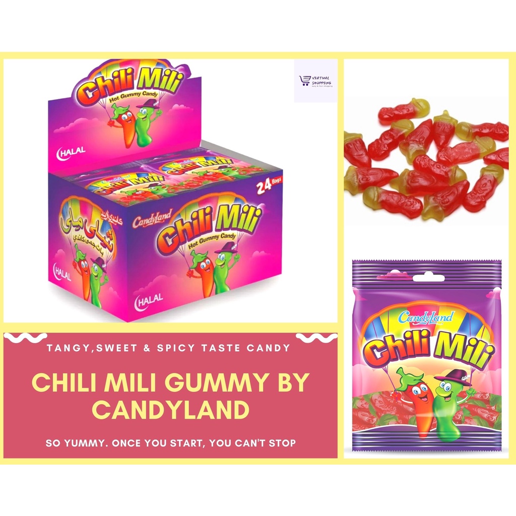 Chili Mili Gummy By Candyland 15gm | Shopee Malaysia