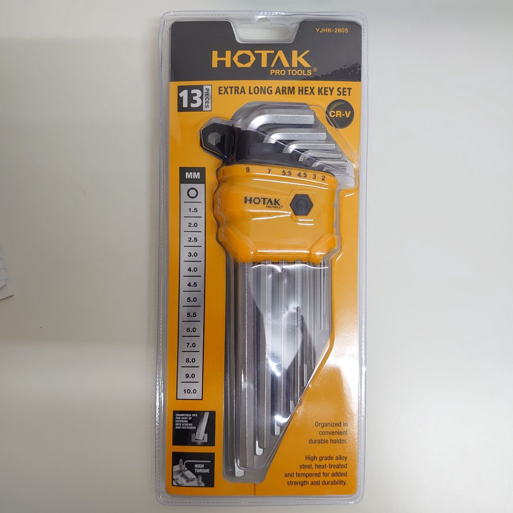 Hotak Long Arm Hex Key Set / Hotak Pro Tools /Allen Key Set / L Shape ...