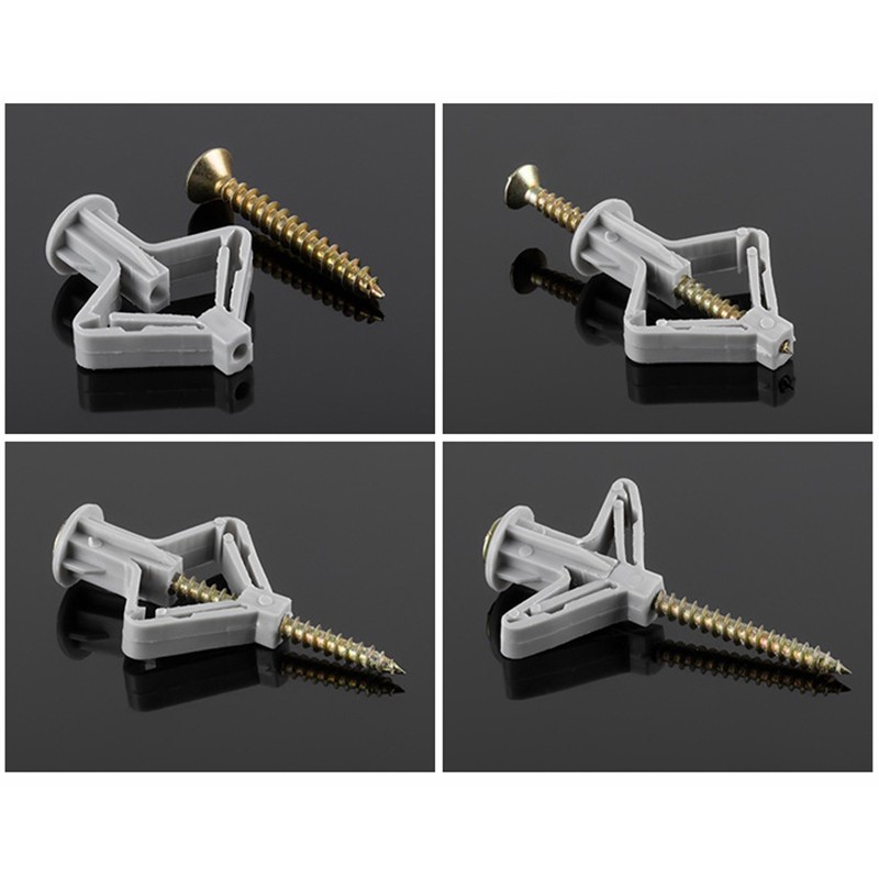 shipping them globally Plastic Anchor Bolt With Screws 50Pcs Wall ...