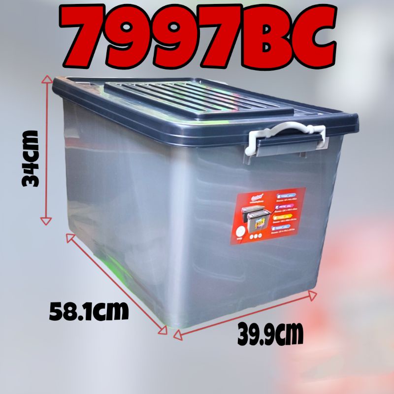 Century Storage Box 7997Bc 50Liter with Wheels/ multipurpose box /Box ...