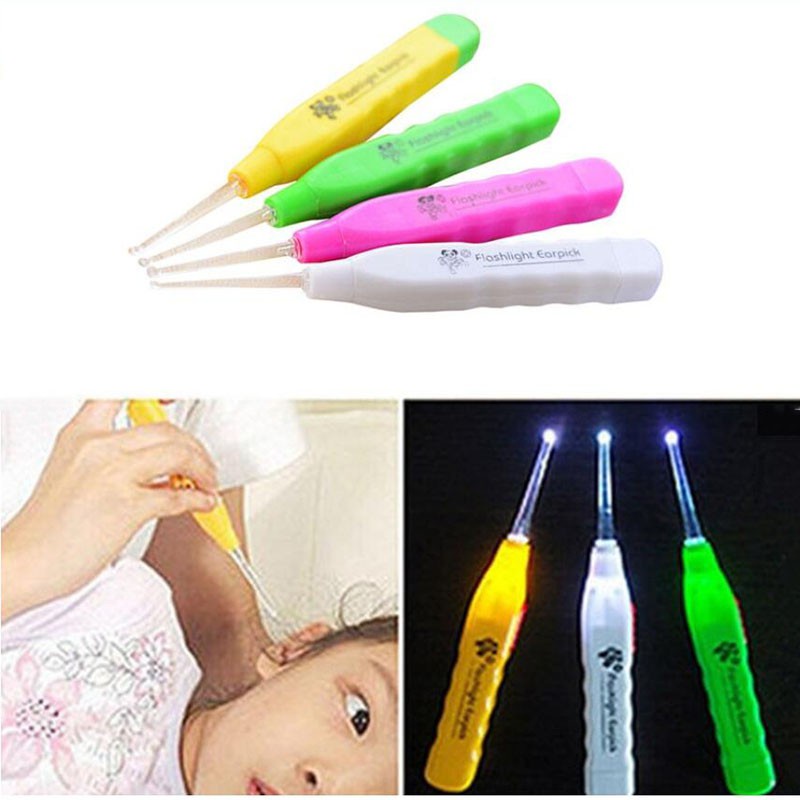 Luminous Ear Pick Baby Ear Picking Artifact with Light Picking EarPick ...