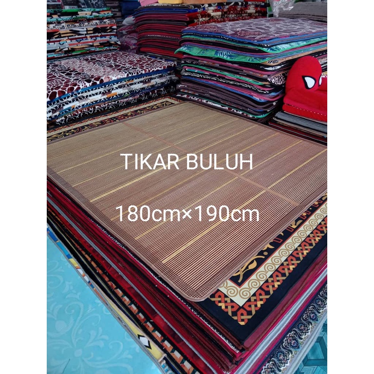 Tikar Buluh Moden 180cm x 190cm | Shopee Malaysia