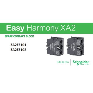SCHNEIDER Spare Contact Block ZA2EE101 ZA2EE102 normally open close for ...