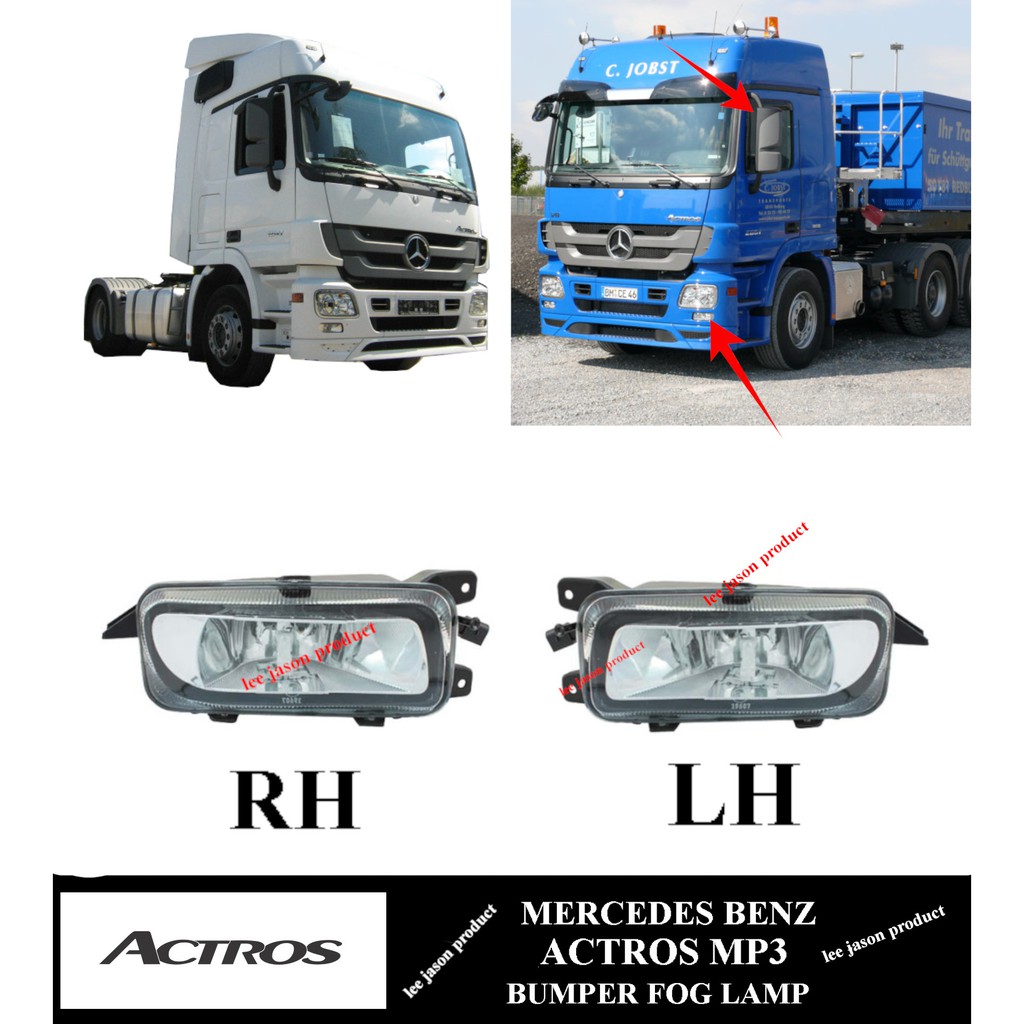 J106S11 MERCEDES BENZ ACTROS MP2 MP3 BUMPER FOG LAMP | Shopee Malaysia
