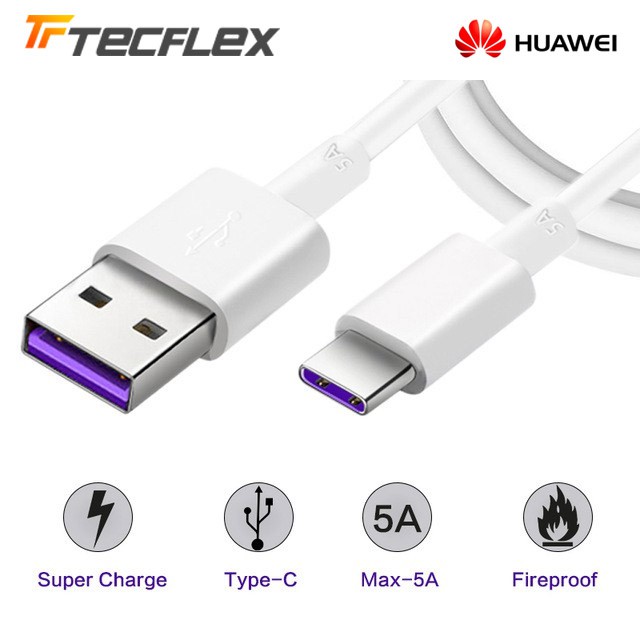 Original Huawei 5A Super Quick Fast Charge Type C Type-C Data Usb Cable ...