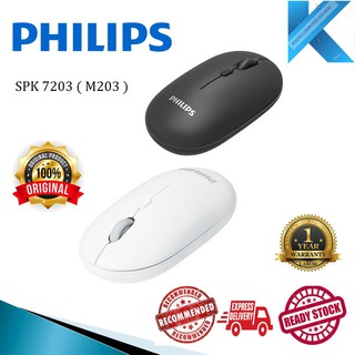 Philips Wireless Mouse - M203 | Shopee Malaysia