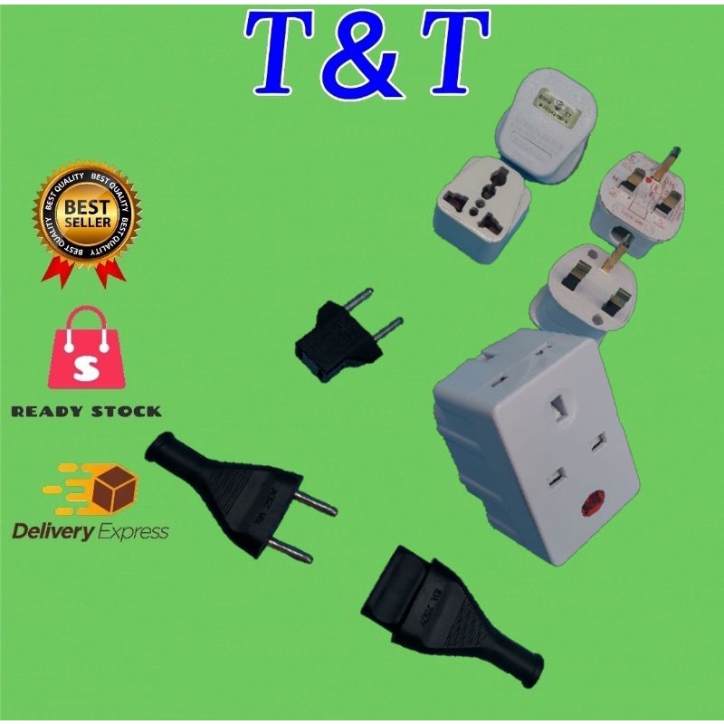 13a Plug Top 3pin 3way 15a Plug Top Adaptor Multifunction Multi Plug 2