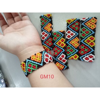 Bead bangle sarawak design gelang manik handmade tradisional | Shopee ...