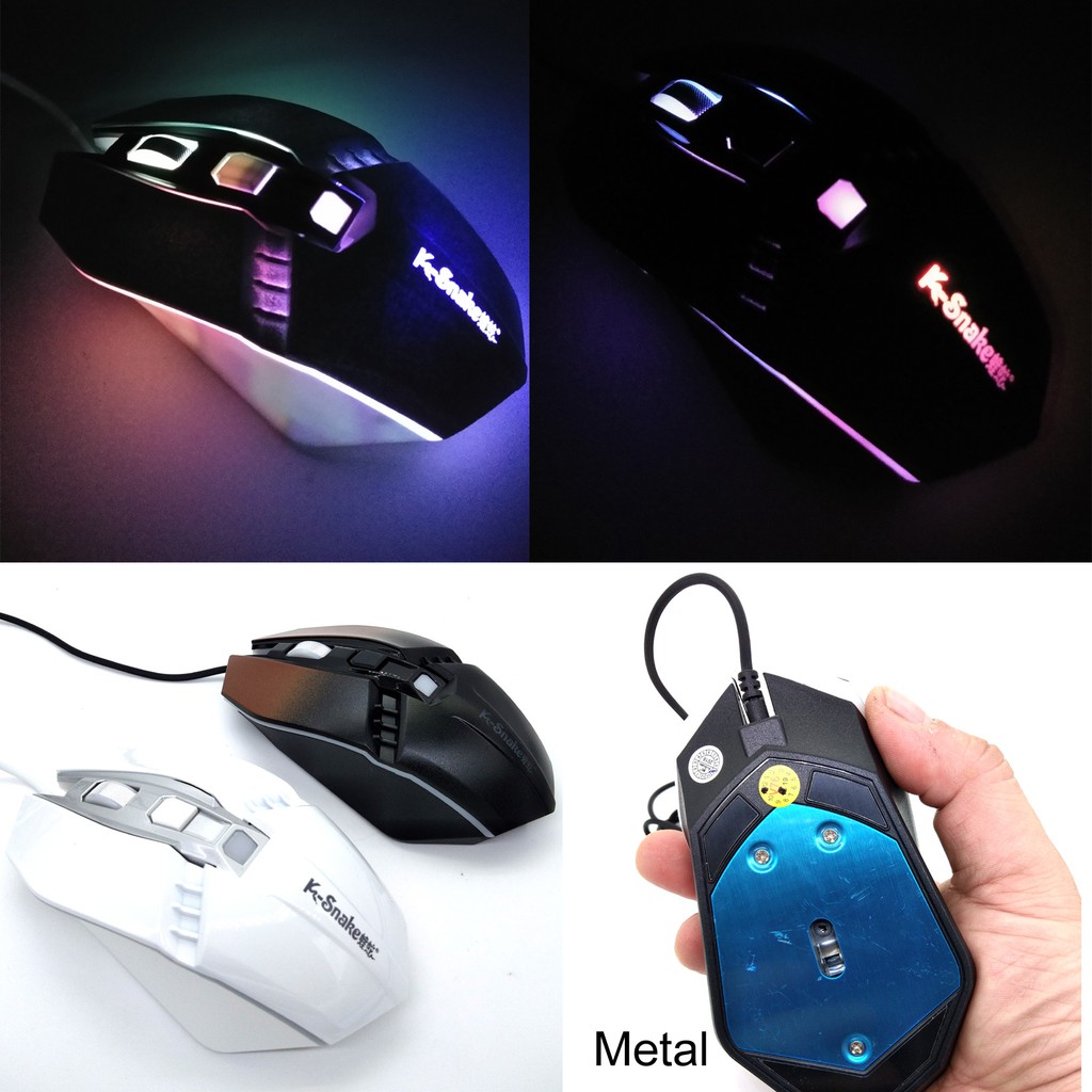 K-Snake M5 USB Wired Metal Gaming Mouse | Shopee Malaysia