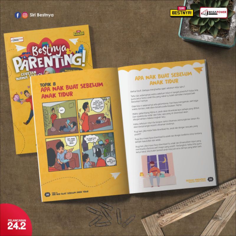 Buku Bestnya Parenting Percuma Penanda Buku | Shopee Malaysia