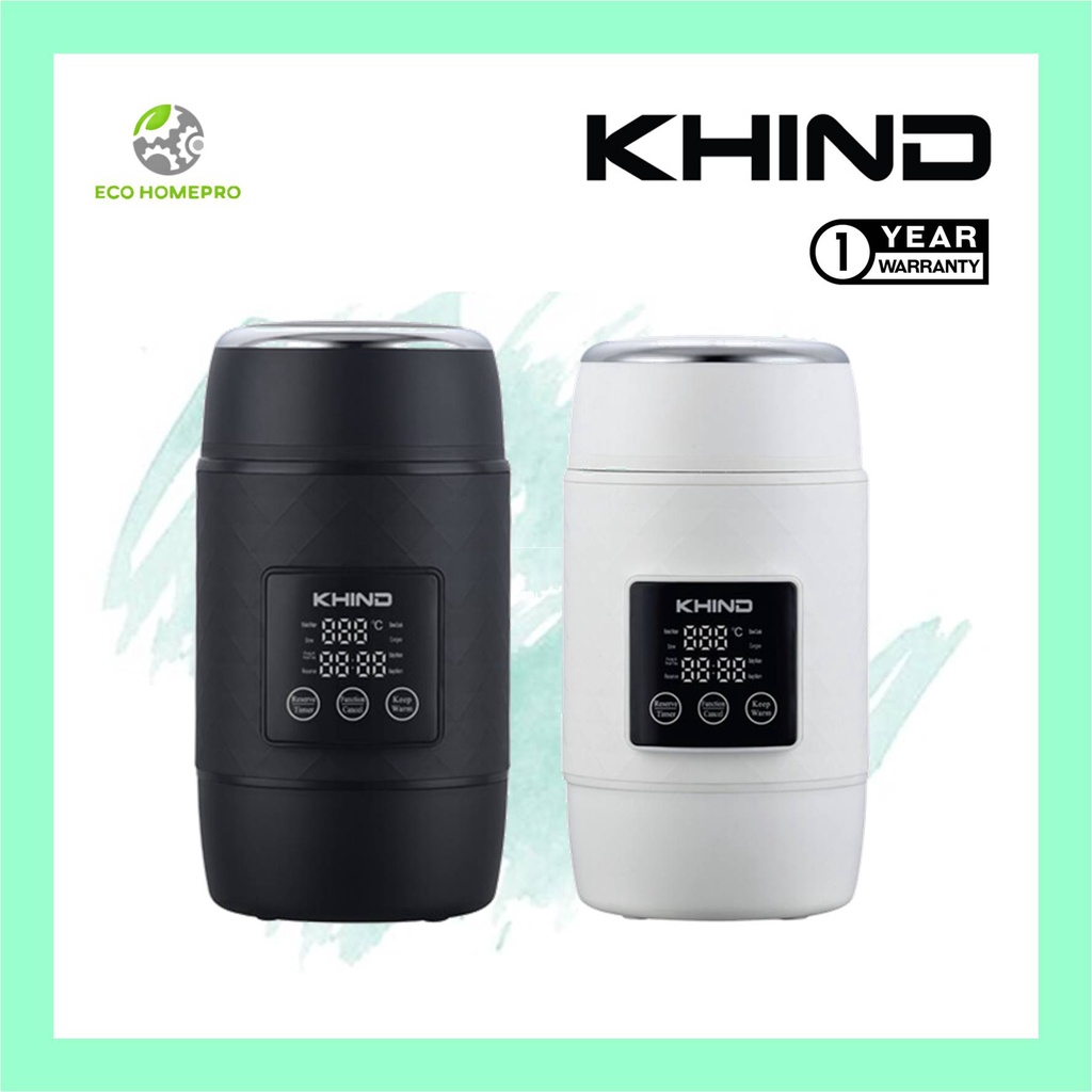 Khind 0.7L Intelligent Cooker MTK700 (Black/White) | Shopee Malaysia