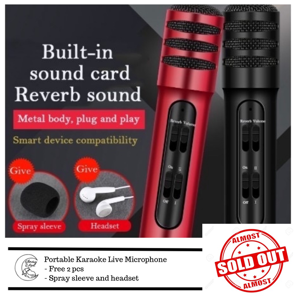 [Ready Stock] Microphone Speaker Mic Speaker Professional Multi ...