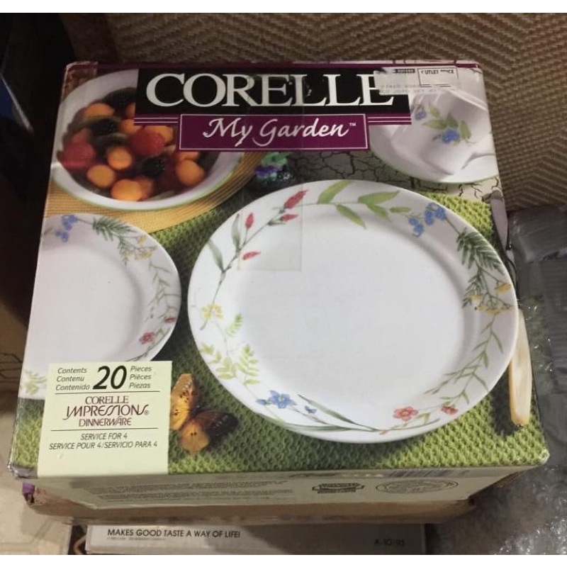 CORELLE MY GARDEN 20pcs | Shopee Malaysia